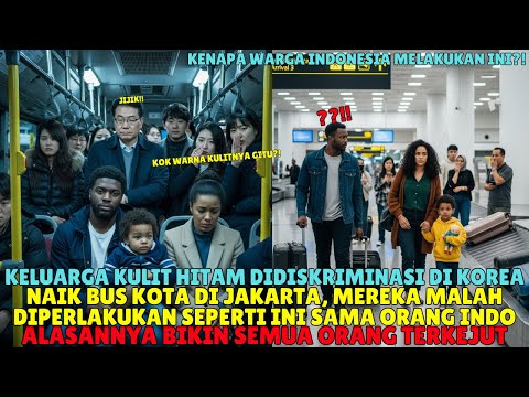SERING DAPAT DISKRIMINASI DI KOREA, KELUARGA KULIT HITAM DIBUAT SYOK SAAT NAIK BIS KOTA DI JAKARTA