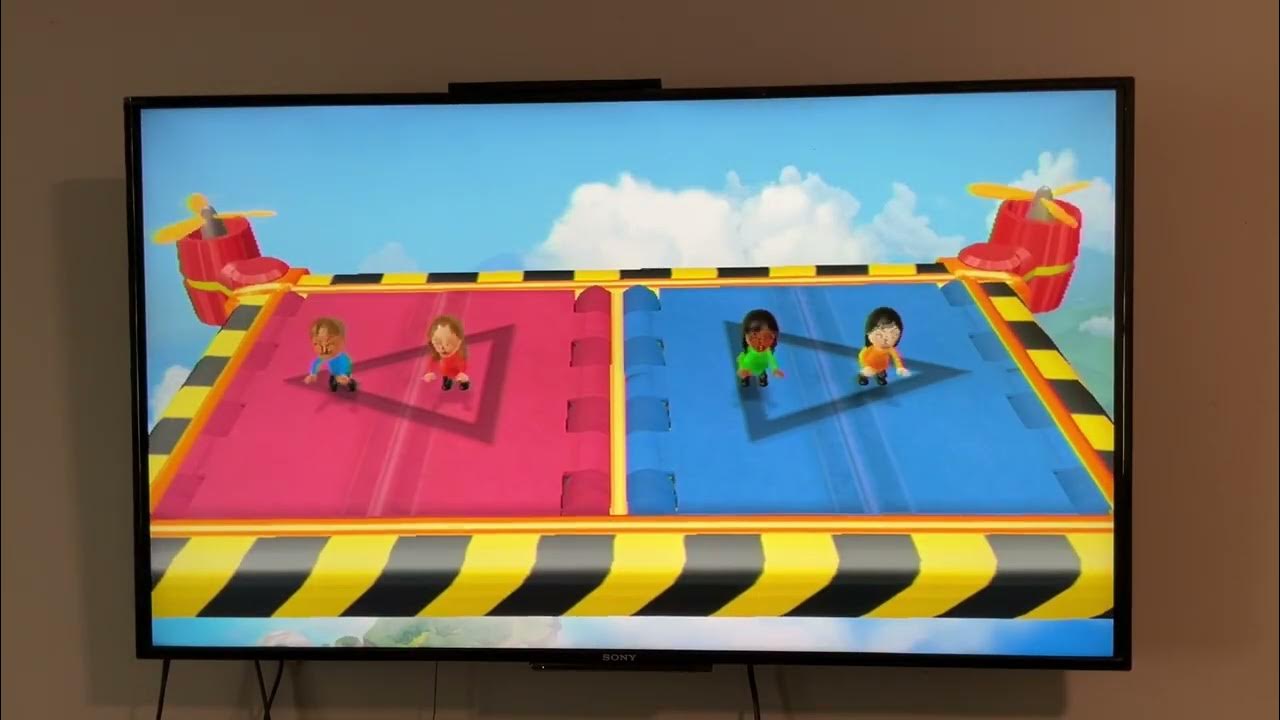 Wii party board game island Greg vs Kathrin vs Haru vs Misaki - YouTube