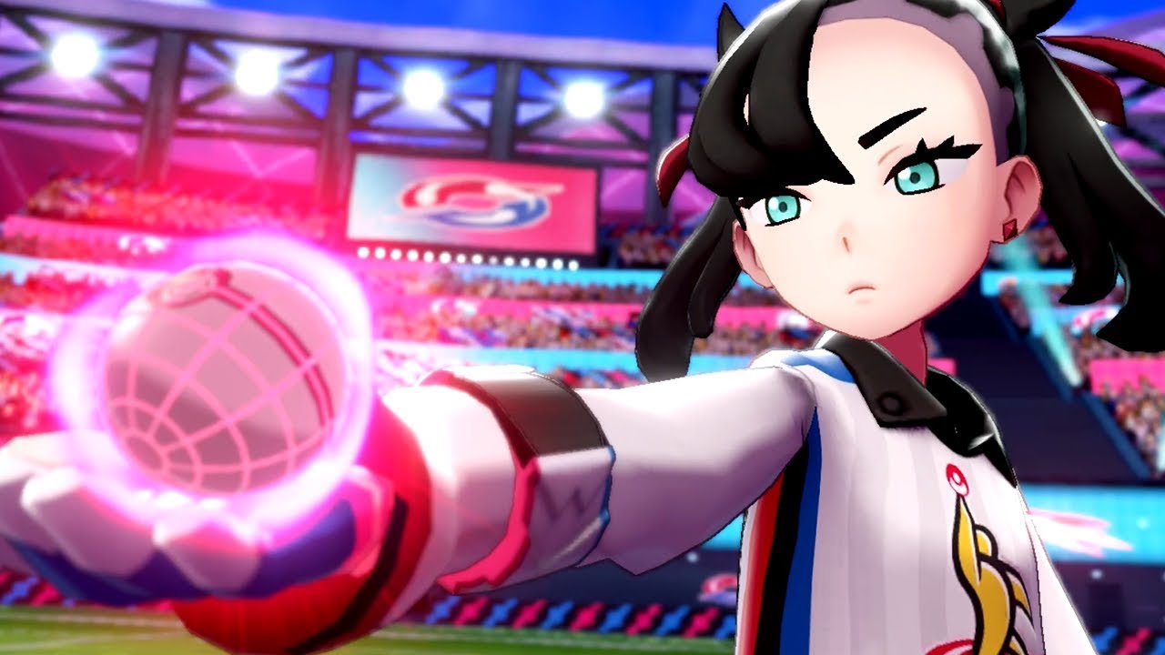 Pokemon Sword & Shield Semi Finals - Trainer Marnie! - YouTube