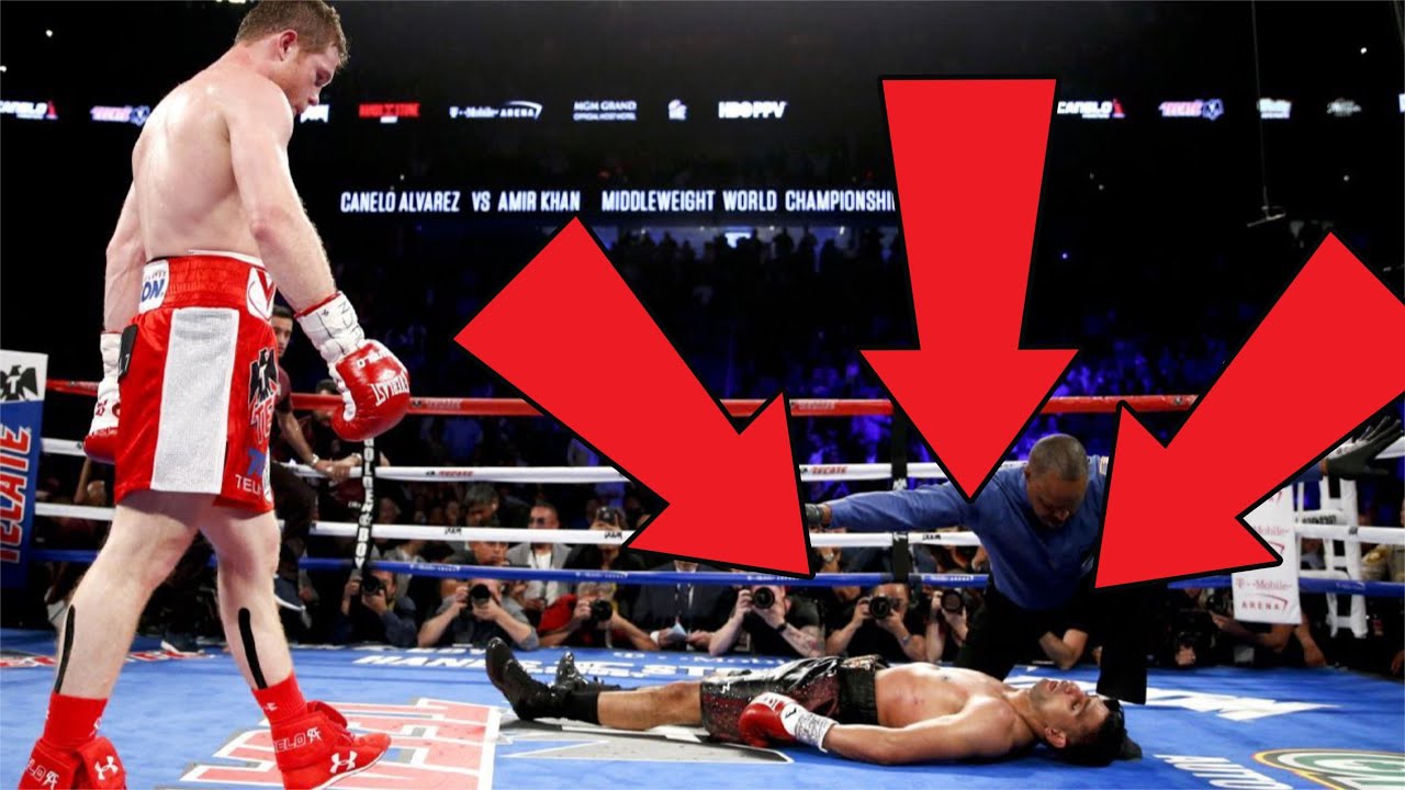 How a fighter got the Knockout when losing | Canelo-Khan - YouTube