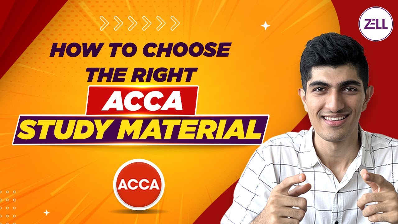 🔴How to Choose the Right ACCA Study Material? @ZellEducation #2023 ...
