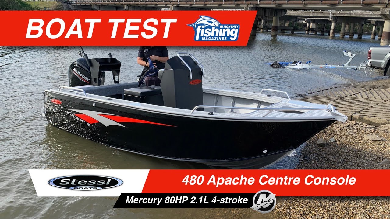 Tested | Stessl 480 Apache Pro Centre Console with Mercury 80HP 2.1L 4 ...