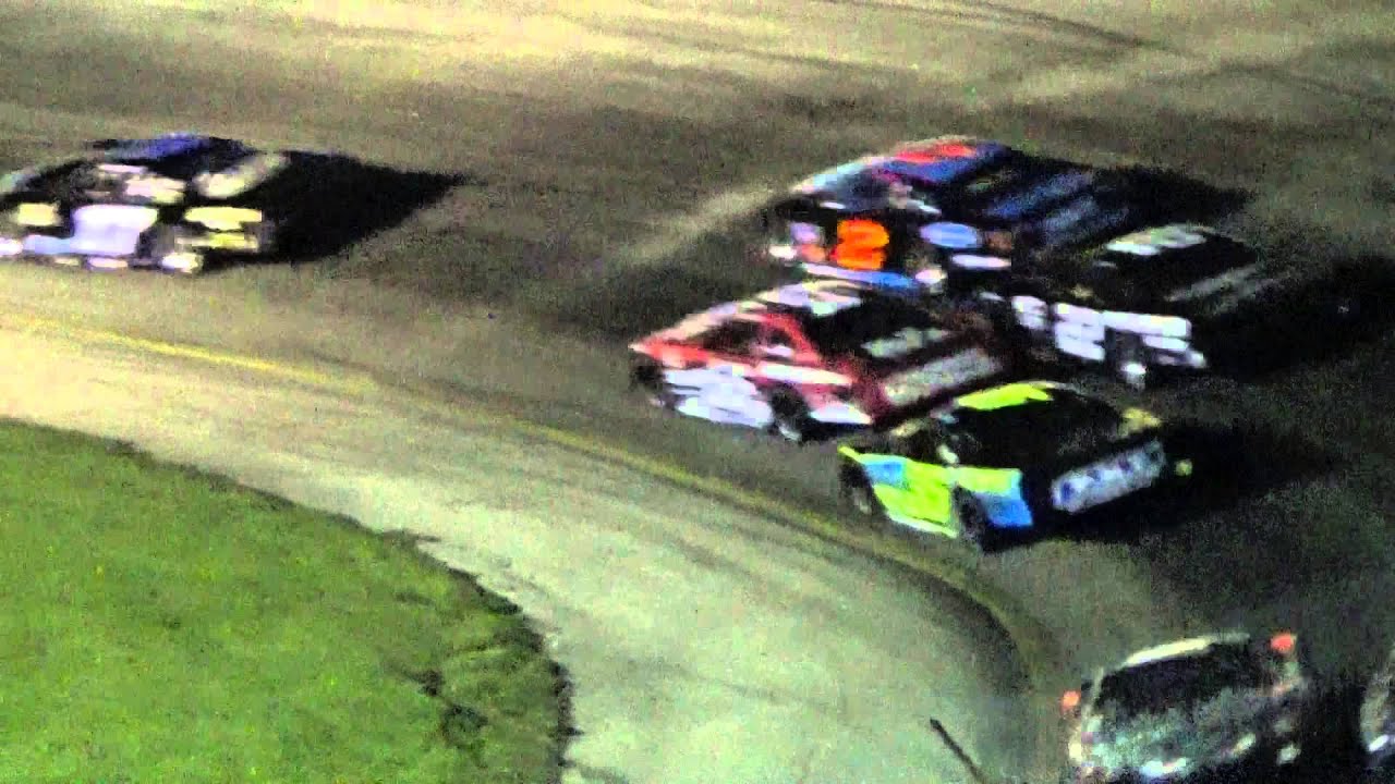 Slinger Speedway Super Late Model Feature Highlights June 7 2015 - YouTube