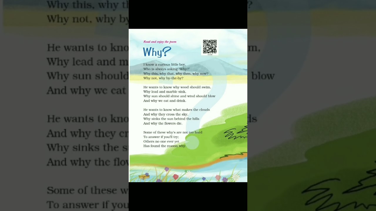 Poem Class 4 Why Unit 4 Marigold Class 4 NCERT English Poem Poem Class 4 Why Unit 4 Marigold Class 4 NCERT English Poem