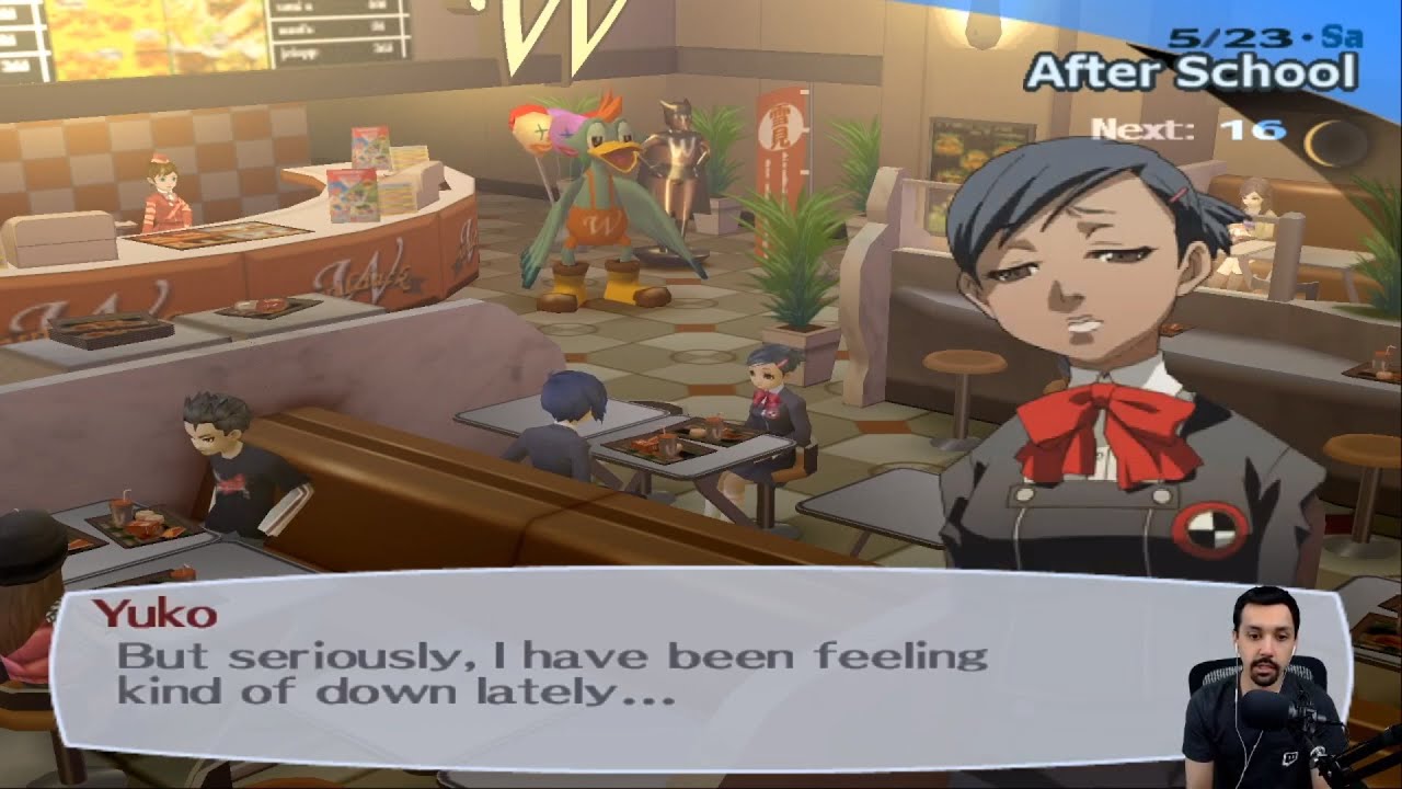 Persona 3 FES - 41 - Eating with Yuko and a Potential New Recruit - YouTube