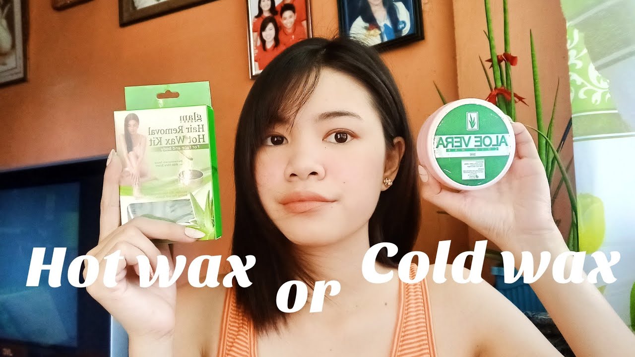 HOT WAX OR COLD WAX? PARA SA UNDERARM? - YouTube