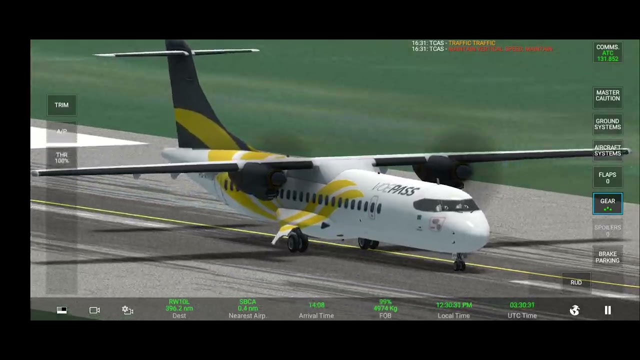 voepass flight 2283 crash animation - YouTube