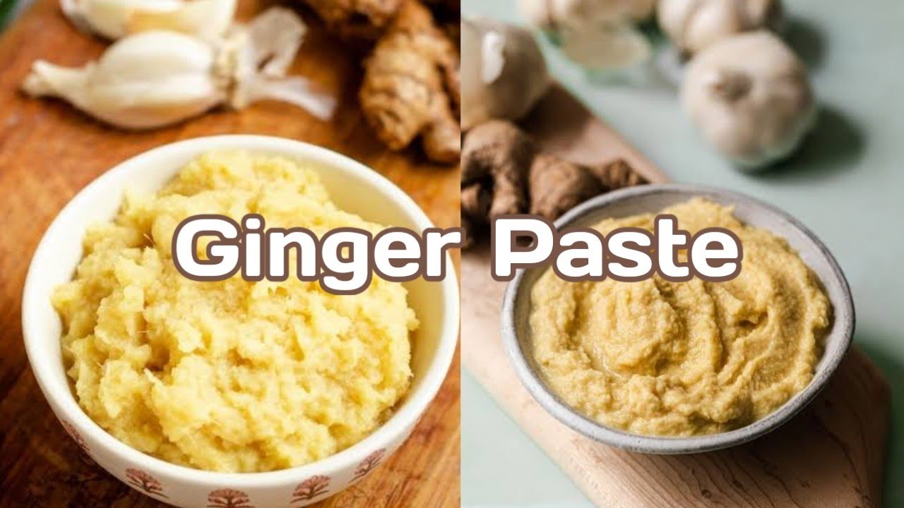 Ginger Paste at Home | How to Make, Store and Use | 136 - YouTube