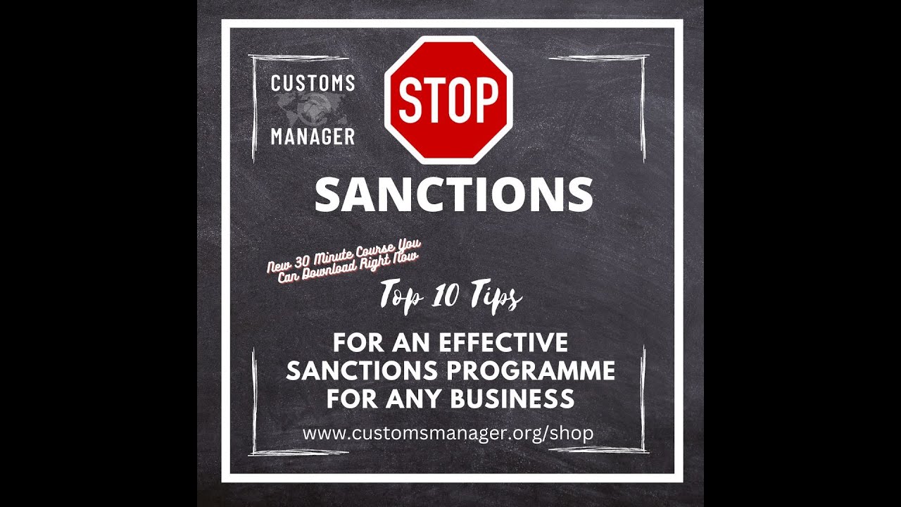 Sanctions Compliance Training: Top 10 Tips To Set Up An Effective ...