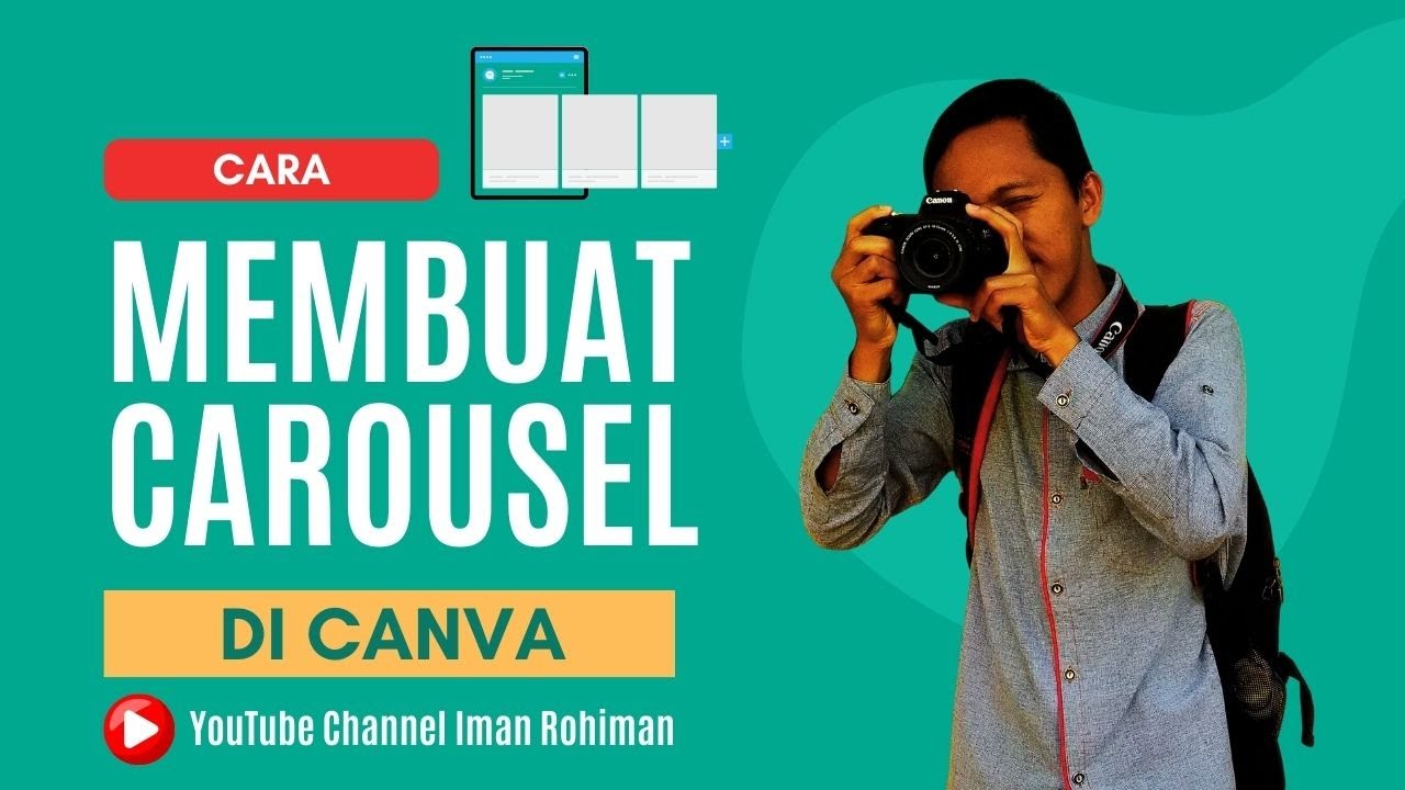 Cara membuat carousel di canva - YouTube