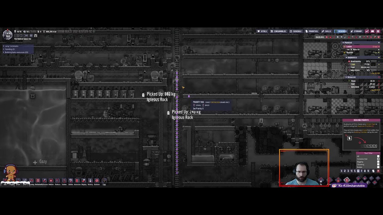 The Lab vorantreiben - Oxygen Not Included livestream - YouTube