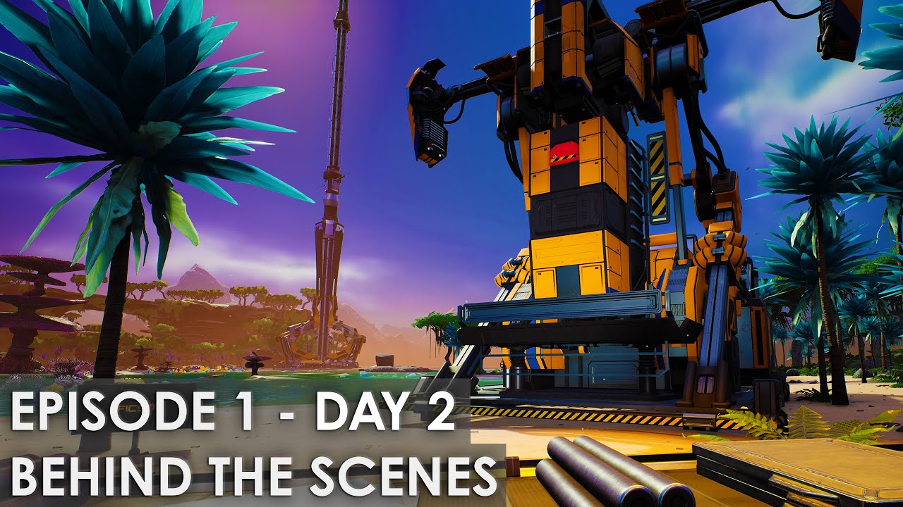 Behind the Scenes with Bitz - Satisfactory Episode 1 Day 2 - YouTube