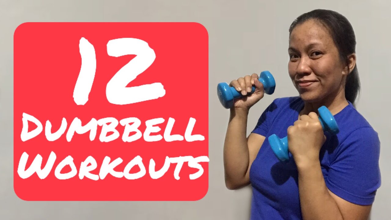 12 DUMBBELL WORKOUTS | Standing Up Exercises | Home Workouts of a ...