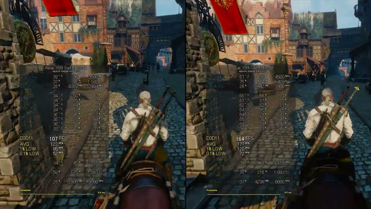 i7-6900K Stock vs OC in CPU Bound Games - YouTube