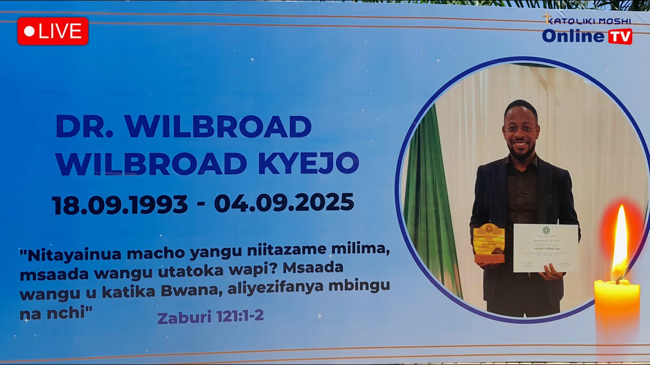#LIVE MISA TAKATIFU KUMUOMBEA MAR. DR. WILBROAD W. KYEJO (1993-2025 ...