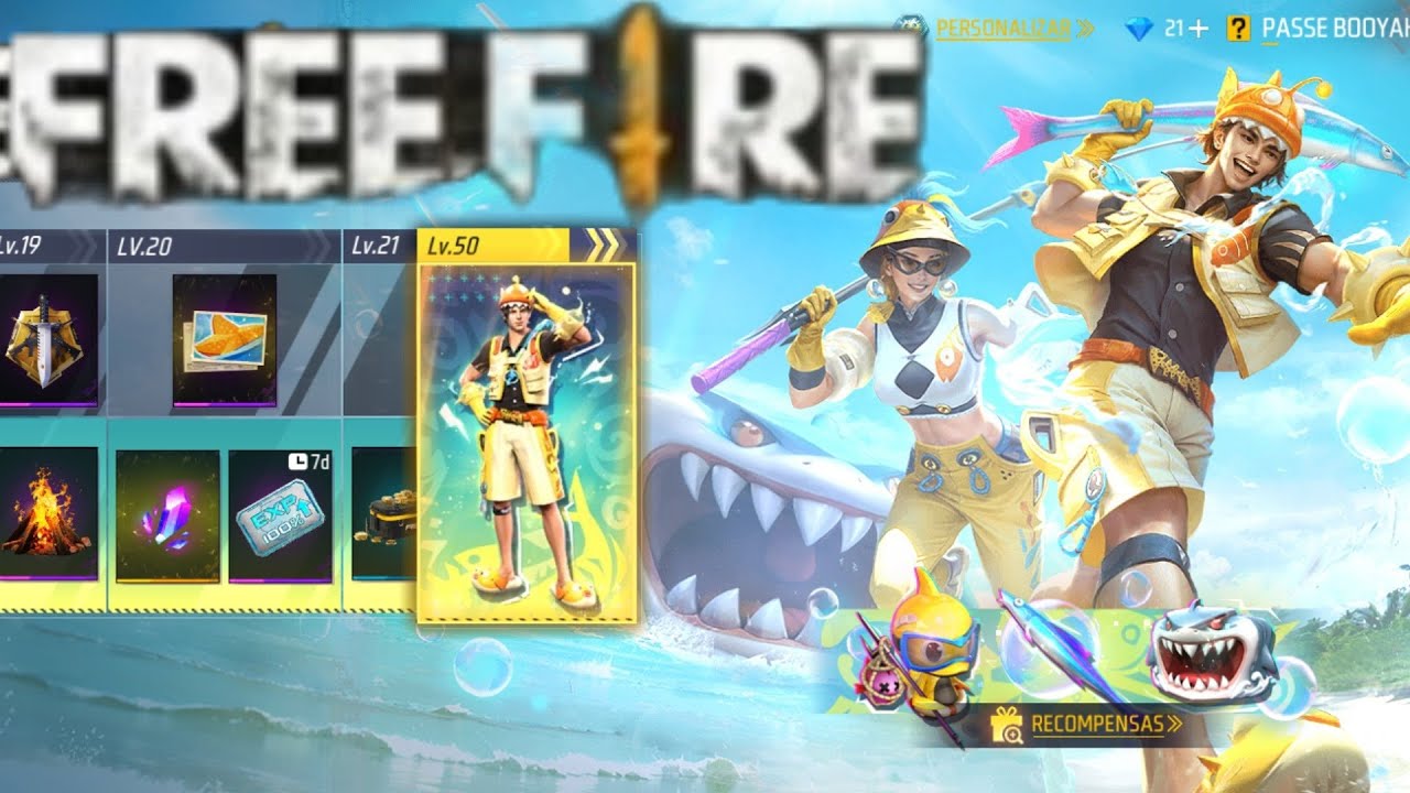 COMPREI O NOVO PASSE! **FREEFIRE ** SAIU UNS CAPA? - YouTube