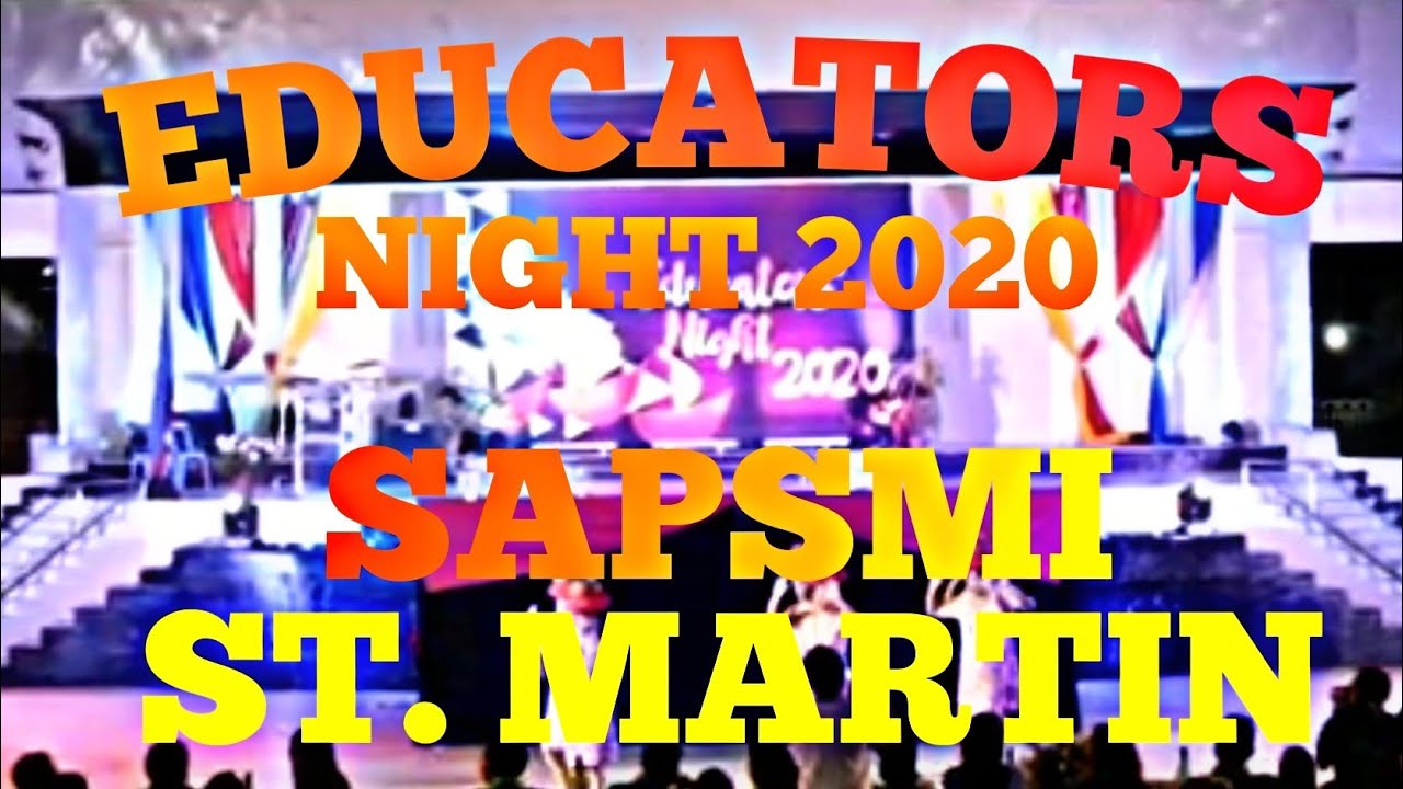 EDUCATORS NIGHT 2020 SAPMISTMARTIN - YouTube