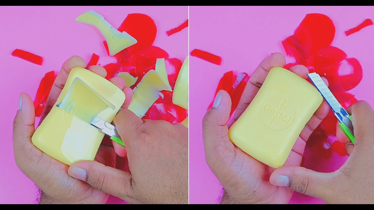 Satisfying Soap Cutting and Soap Cubes I Oddly Satisfying Soap Carving ...