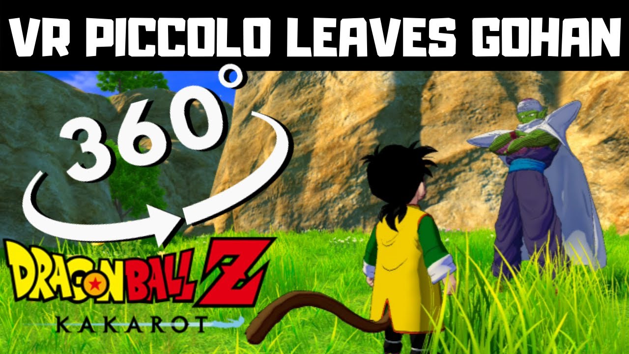 VR 360° Piccolo Leaves Kid Gohan in Wild - Dragon Ball Z: Kakarot ...