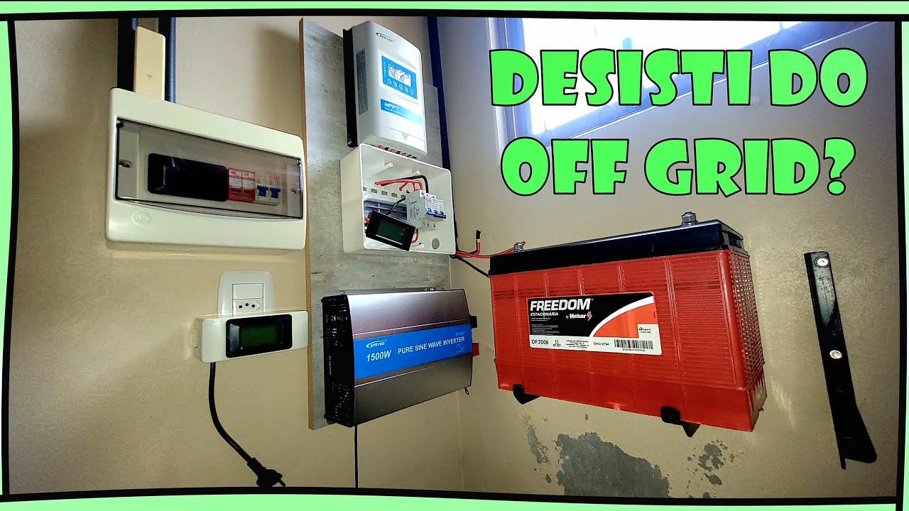 DESMONTANDO MEU SISTEMA OFF GRID - YouTube