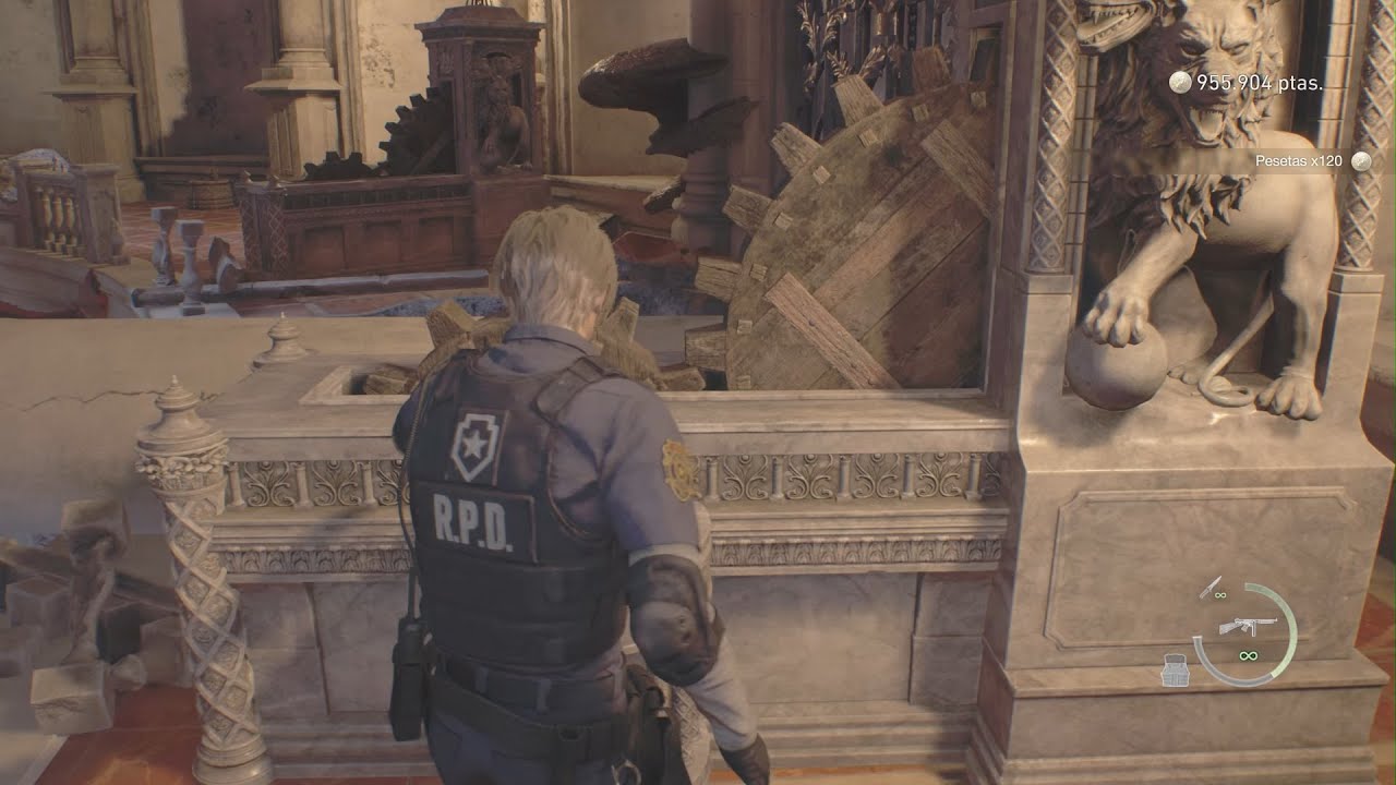 Resident Evil 4 Remake Leon c/ arma infinita parte 4 - YouTube