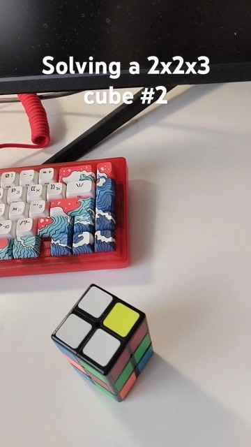 How to solve a 2x2x3 cube - YouTube