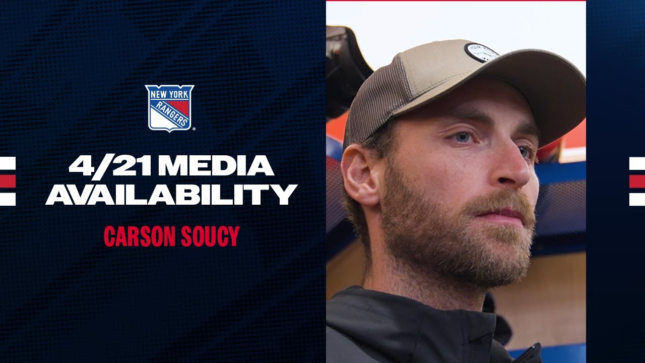 NYR 2025 Exit Day: Carson Soucy Media Availability | April 21, 2025 ...