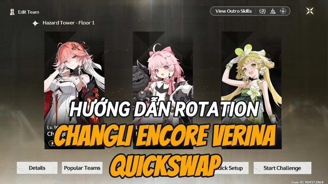 ROTATION GUIDE: Changli Encore Verina Quickswap (Hướng Dẫn Rotation ...