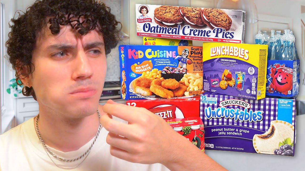 trying nostalgic childhood food as an adult - YouTube
