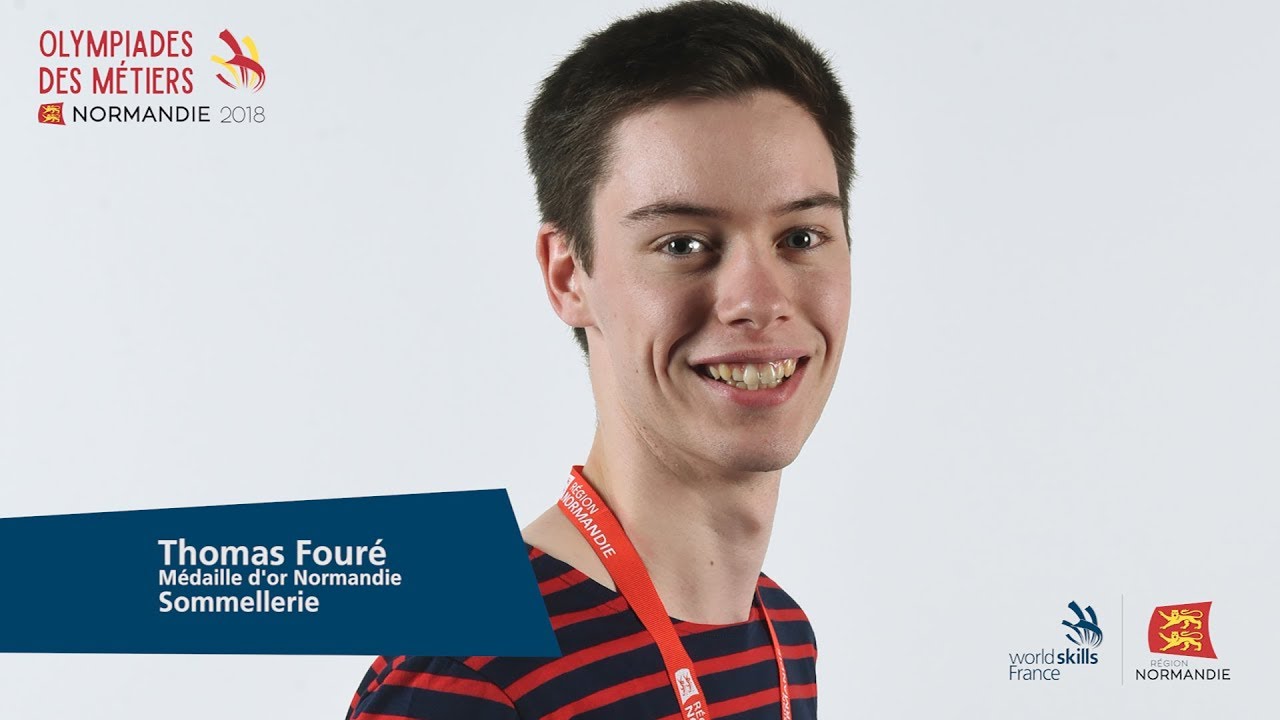 Thomas Fouré - Sommellerie - Olympiades des métiers 2018 - YouTube