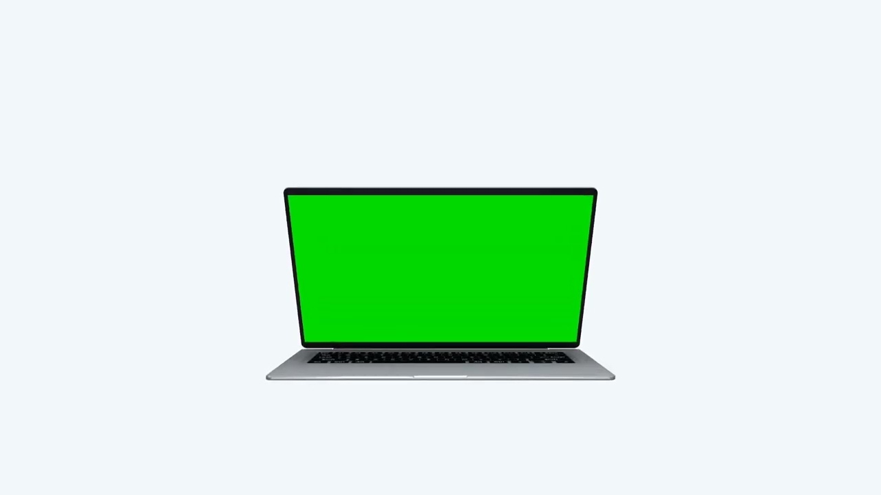 Laptop Green Screen Animation Video - YouTube