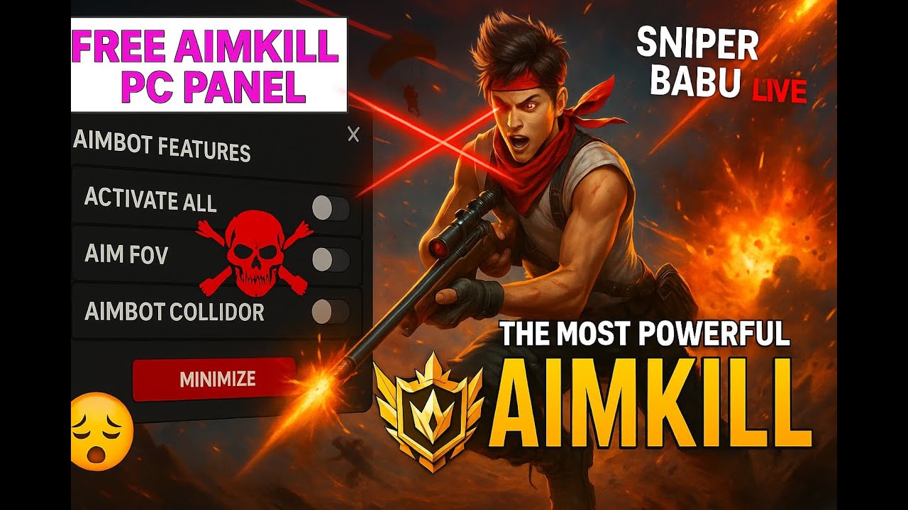 SNIPER BABU IS LIVE NEW 💻HACK AIMKILL FREE PANEL FREE FIRE NEW CSR RANKED | 100% ANTIBAN 🟢 - YouTube