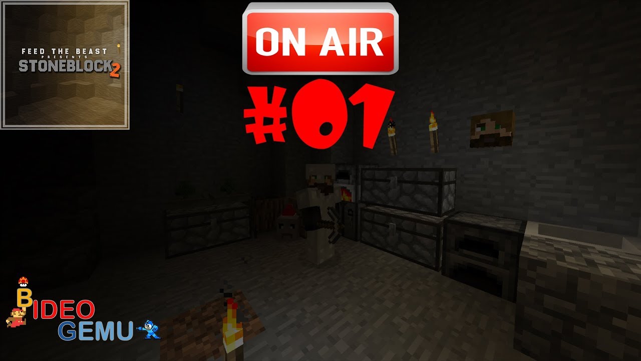 [MODPACK] FTB presents Stone Block II #01 - YouTube