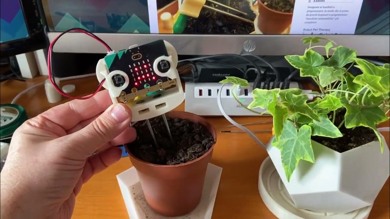 BBC micro:bit Soil Moisture Sensor - YouTube
