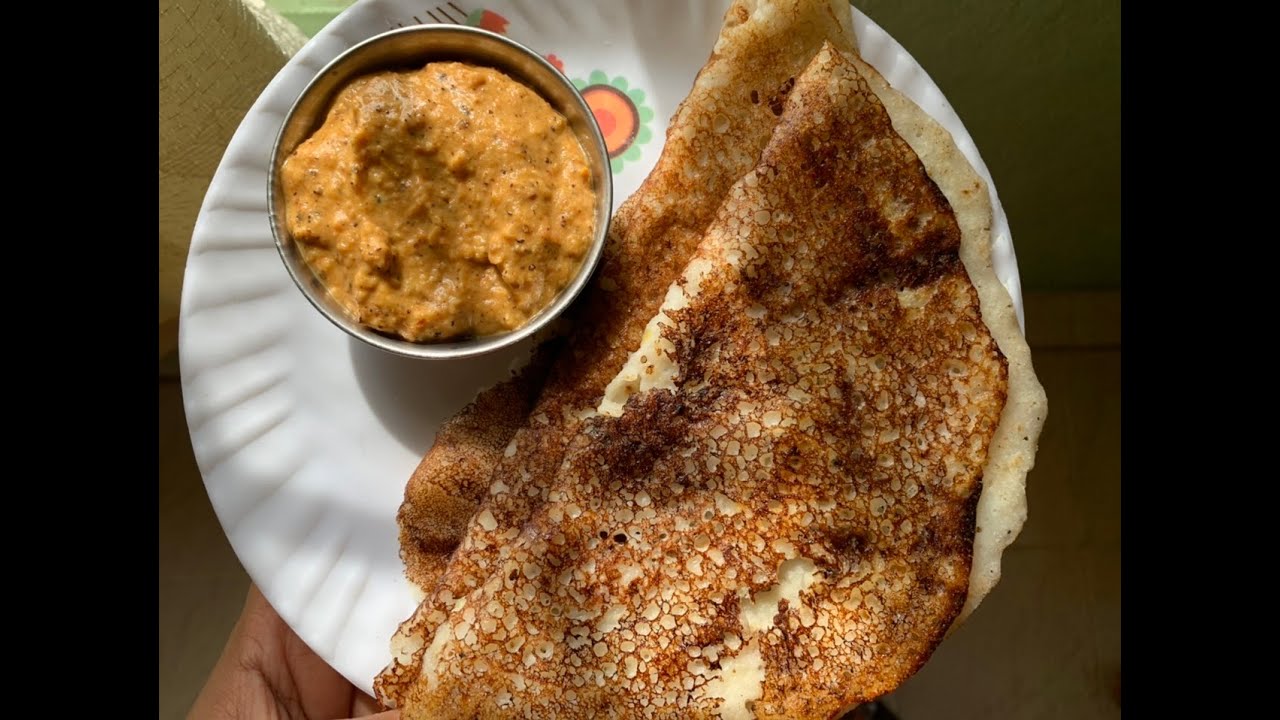 Pulla Attulu/ Sour Curd Dosas with Tomato Phalli/Peanut Chutney ...