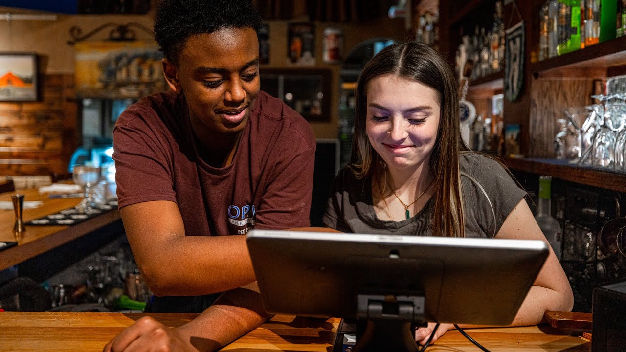 Bartending at Opa Greek Taverna - YouTube