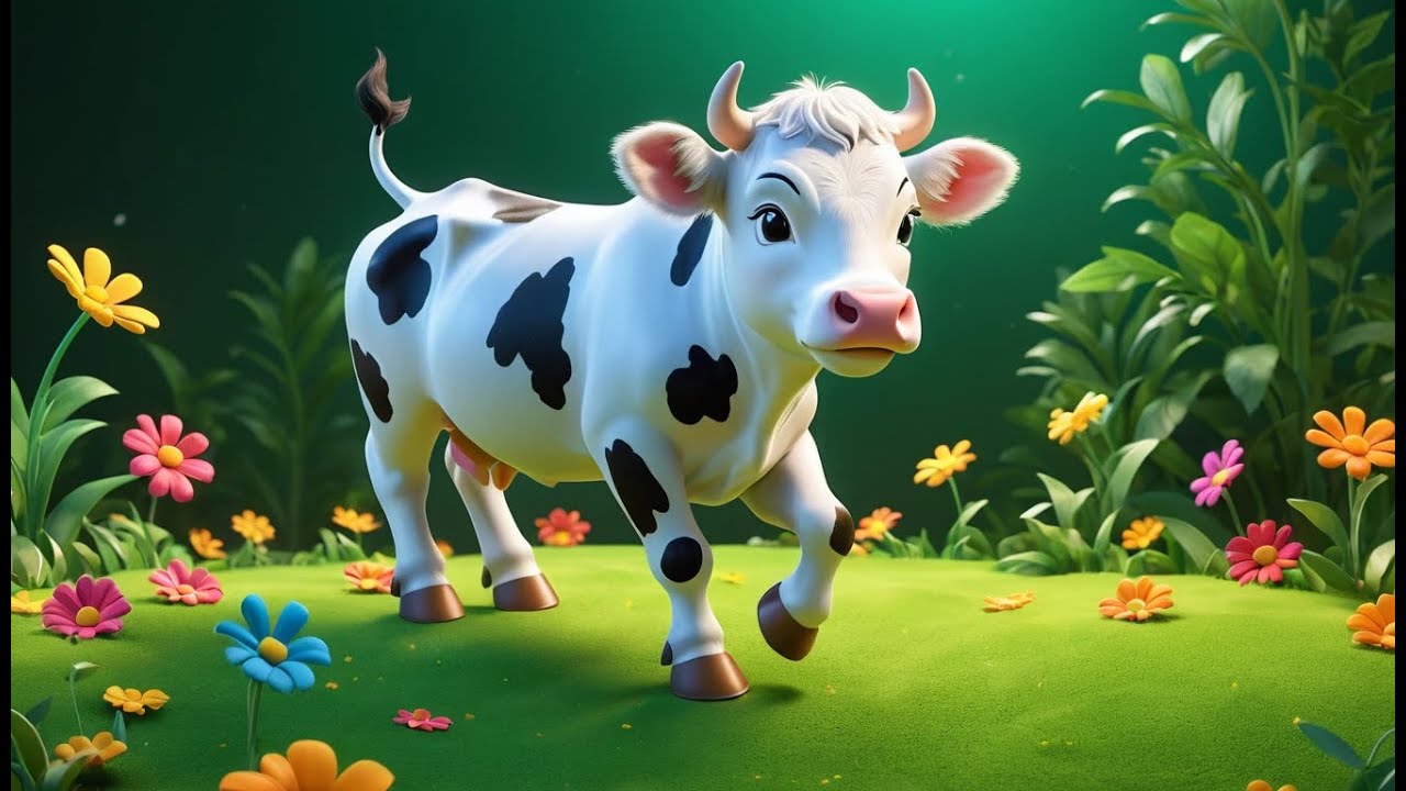 Baby Cow Say Moo Moo Moo | Cute Farm Animal Song for Toddlers | Early ...