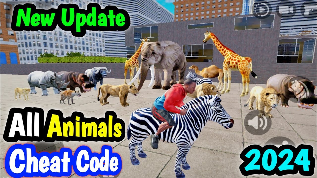 New Update [ All Animals ] Cheat Code - Indian Car And Bike Driving ...