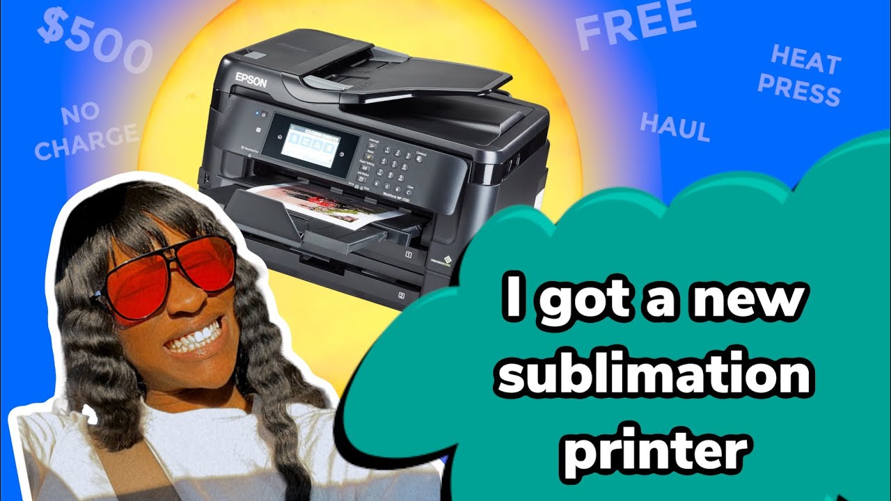 BRAND NEW sublimation printer Epson Workforce 7720 - YouTube