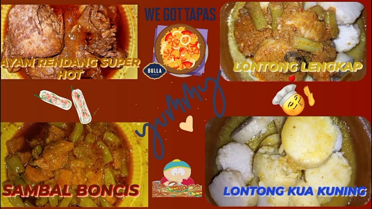 LONTONG SAYUR DENGAN RENDANG SUPER HOT BIKIN BIBIR BERGETAR - YouTube