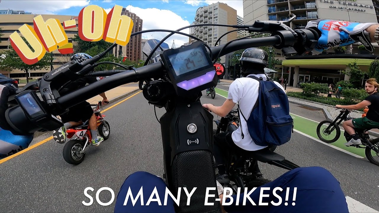 things got dicey...ONEWAYCOREY E-Bike RIDEOUT!! - YouTube