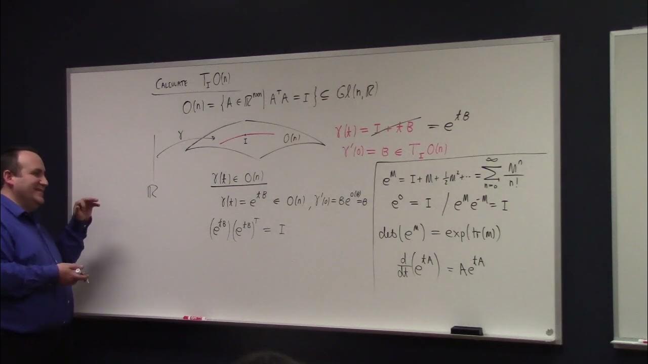 Manifolds: integral curves and flows, 2-27-24 part 1 - YouTube