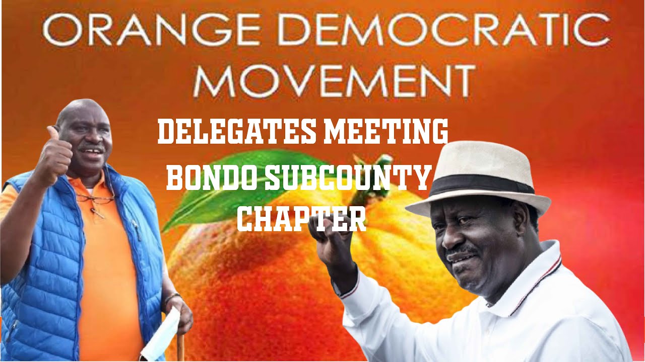 ODM DELEGATES MEETING, BONDO SUB COUNTY CHAPTER. - YouTube