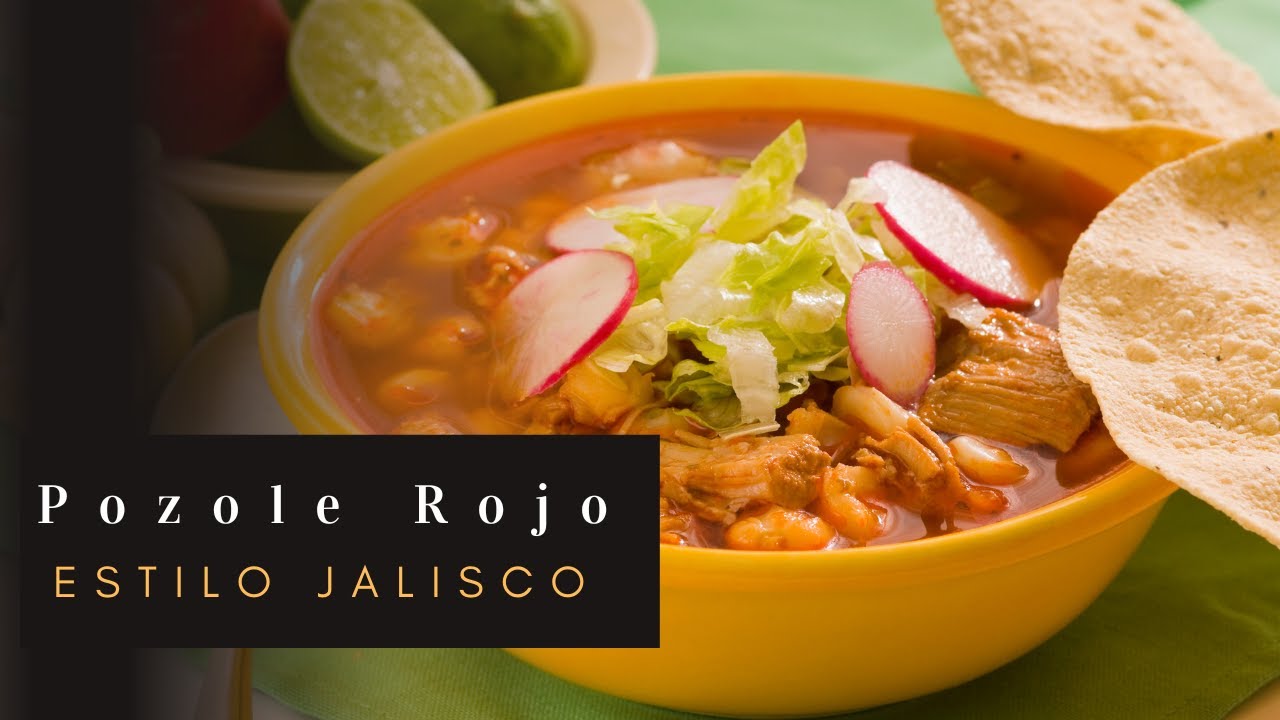 🍴Cómo preparar POZOLE ROJO estilo JALISCO . SABOR tradicional😋 - YouTube