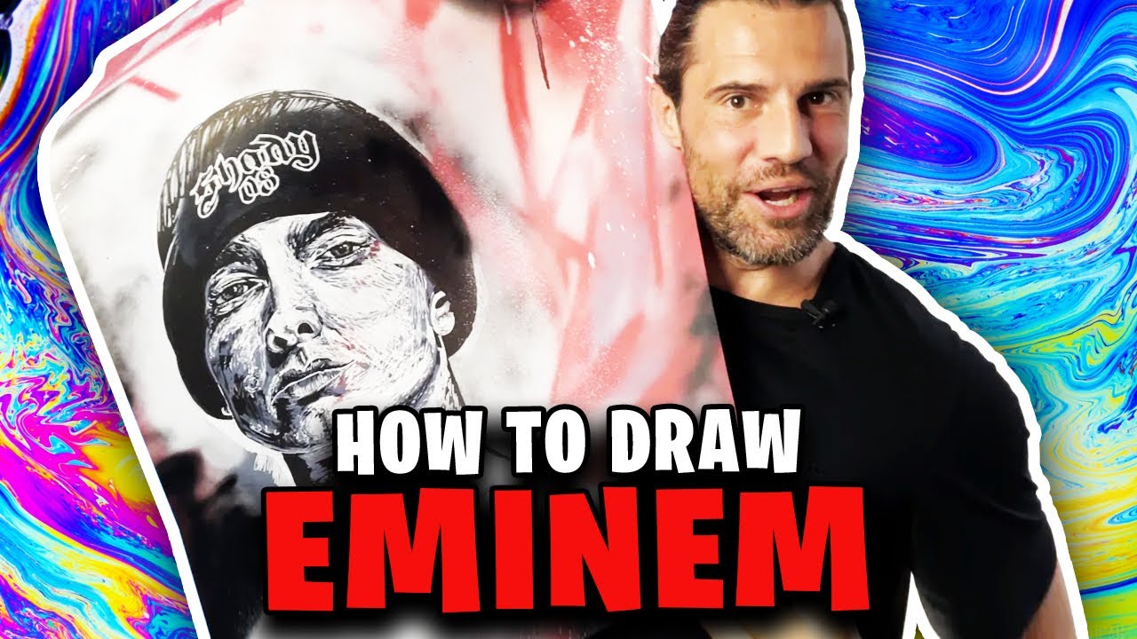 Eminem Drawing: From Sketch to Finish - YouTube