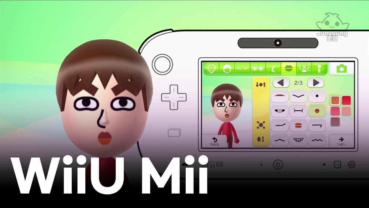 [WiiU] Mii Maker - YouTube
