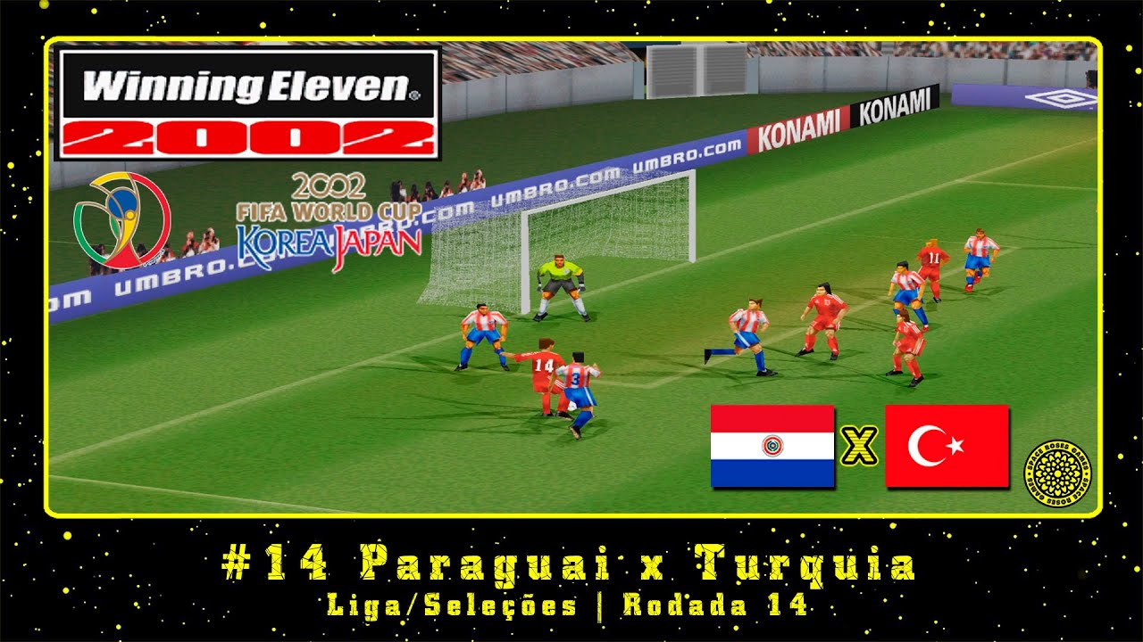 Winning Eleven 2002: Copa do Mundo 2002 (PS1) Liga/Seleções #14 ...