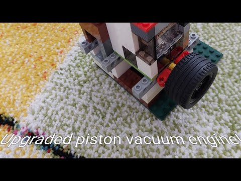 Longer version of the Lego piston vacuum engine! - YouTube