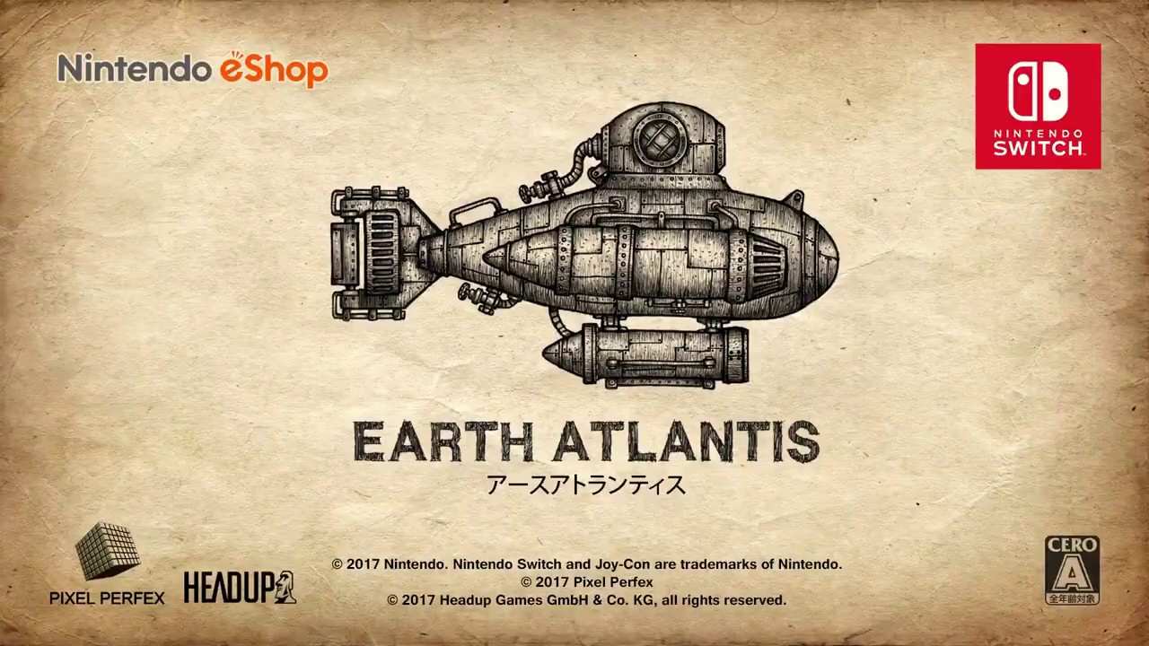 Earth Atlantis - Japanese Switch Trailer (PC/PS4/Xbox One/Nintendo ...