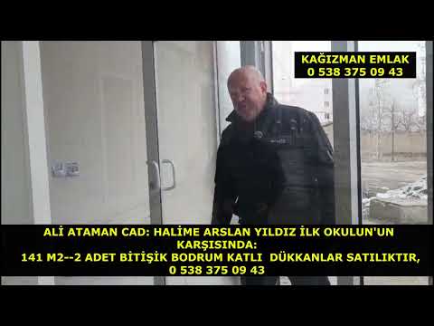 Kağızman Ali Ataman Cad:2 adet dükkan satılıktır,